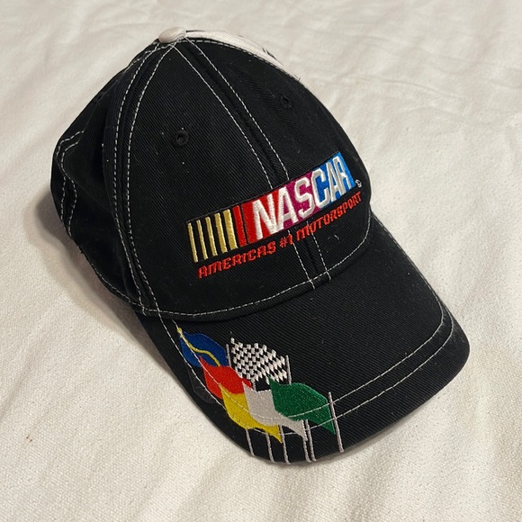 Nascar | Accessories | Nascar Hat Cap Flags Colorful Rainbow Car Racing ...